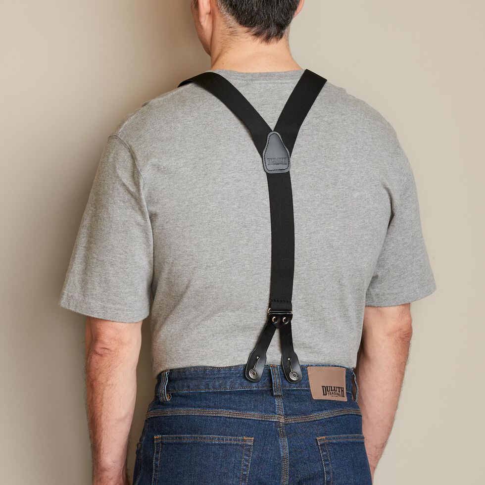 Men's Button Tall Y-Back Suspenders | Duluth Trading Company