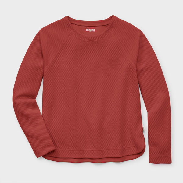 Women's Plus AirLoc Quilted Crew Pullover | Duluth Trading Company