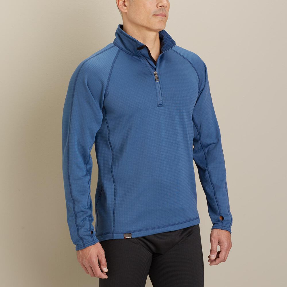 Men's 3 Dog Fleece 1/2 Zip Base Layer Shirt | Duluth Trading Company