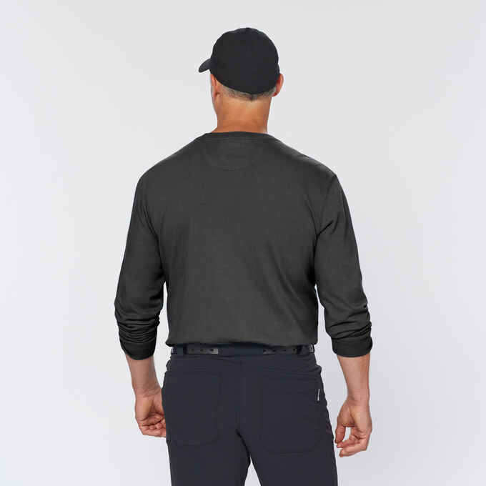 Men's Longtail T Standard Fit Long Sleeve Shirt With Pocket | Duluth ...