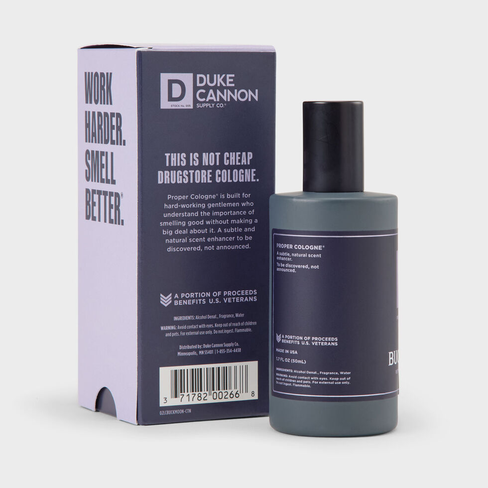 Duke Cannon Proper Cologne Buck Moon | Duluth Trading Company