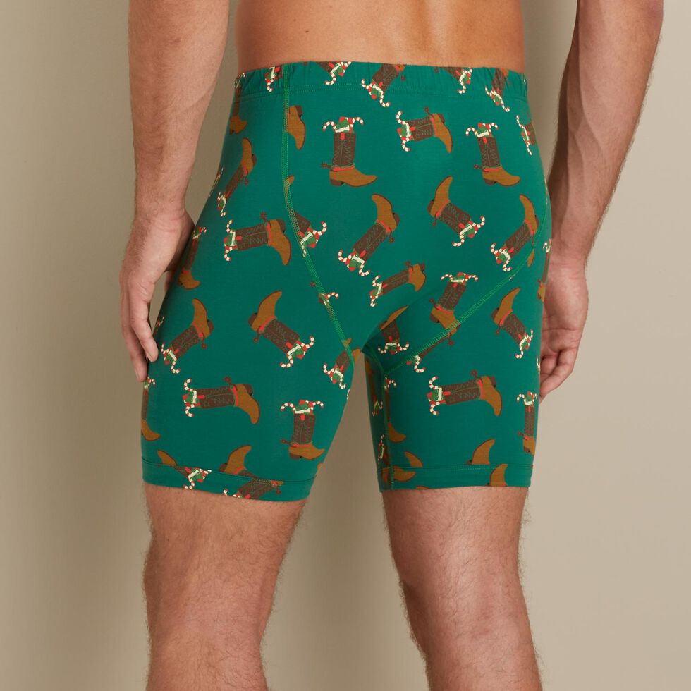 Men's Free Range Cotton Patterned Boxer Briefs | Duluth Trading Company
