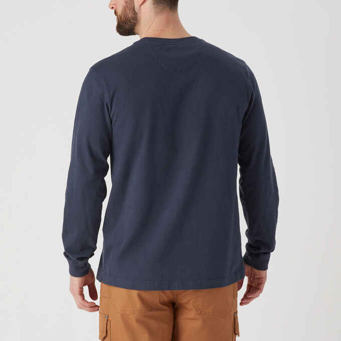 Men's Un-Longtail T Relaxed Fit Long Sleeve Shirt with Pocket | Duluth ...