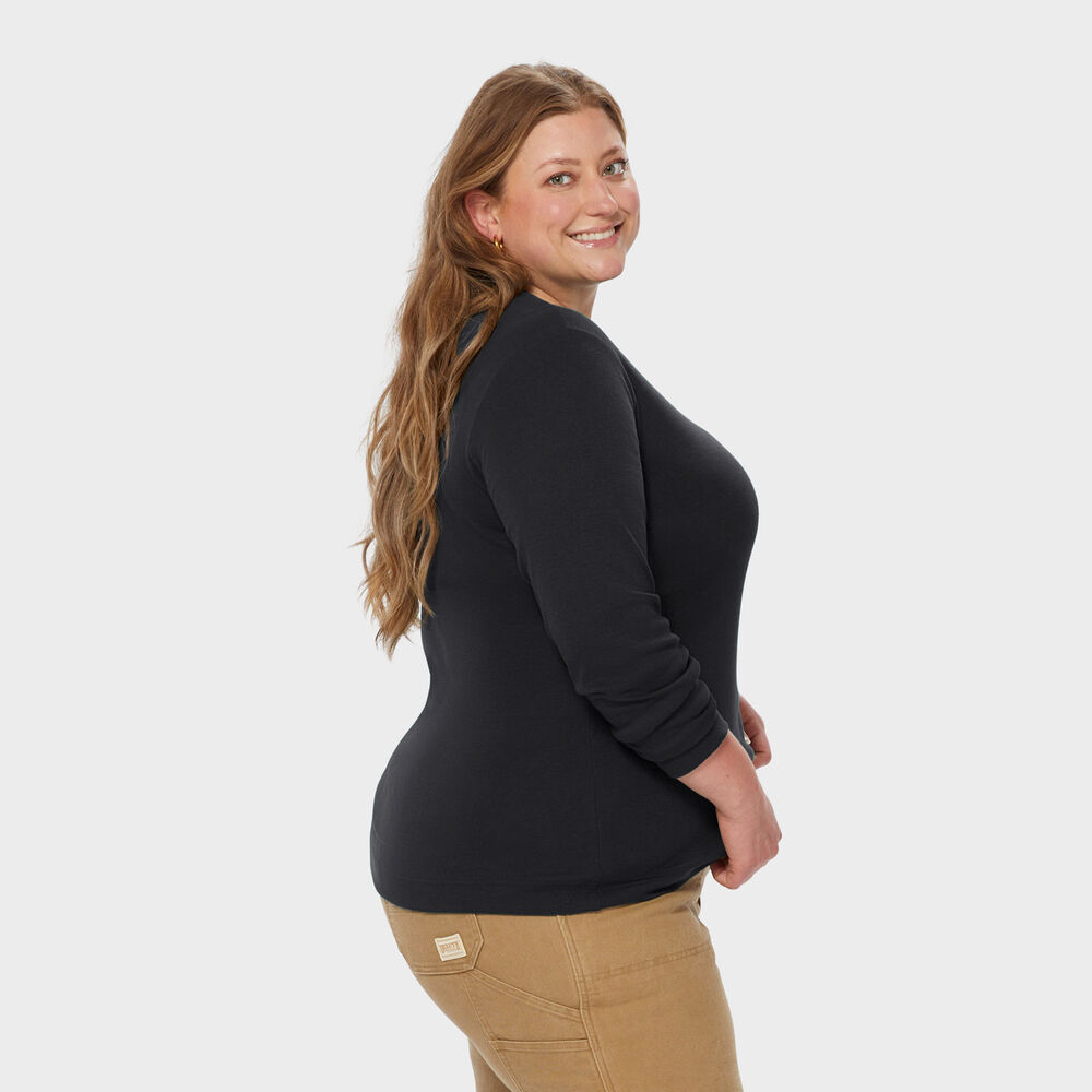 Women's Plus Longtail T Long Sleeve Henley | Duluth Trading Company