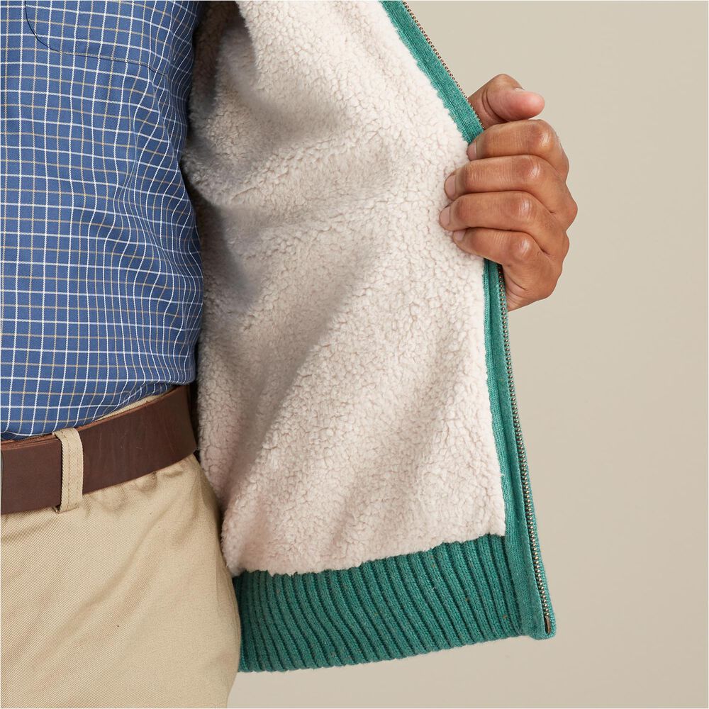 Men's Burly Retirement Sherpa-Lined Sweater Jacket | Duluth Trading Company