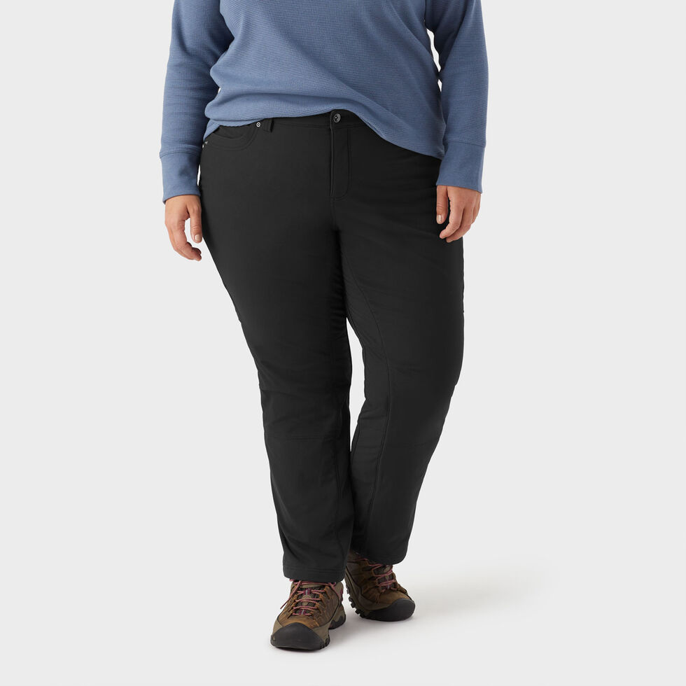 Women's Plus Flexpedition Lined Straight Leg Pants | Duluth Trading Company