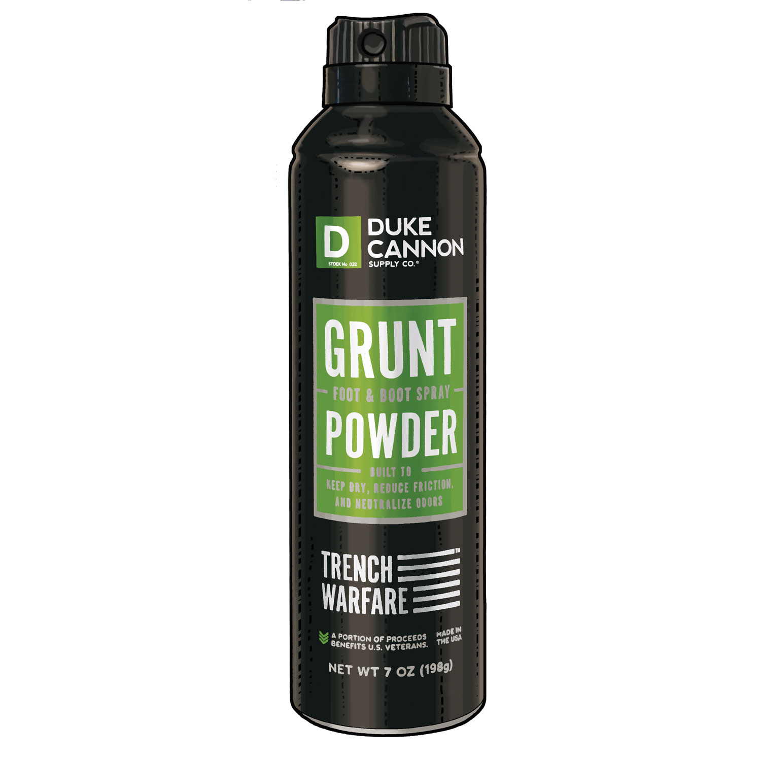 Men’s Duke Cannon Grunt Foot and Boot Spray Powder | Duluth Trading Company