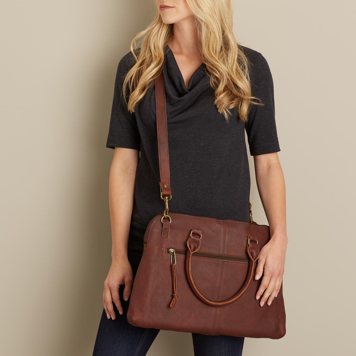 Lifetime Leather Work Bag | Duluth Trading Company