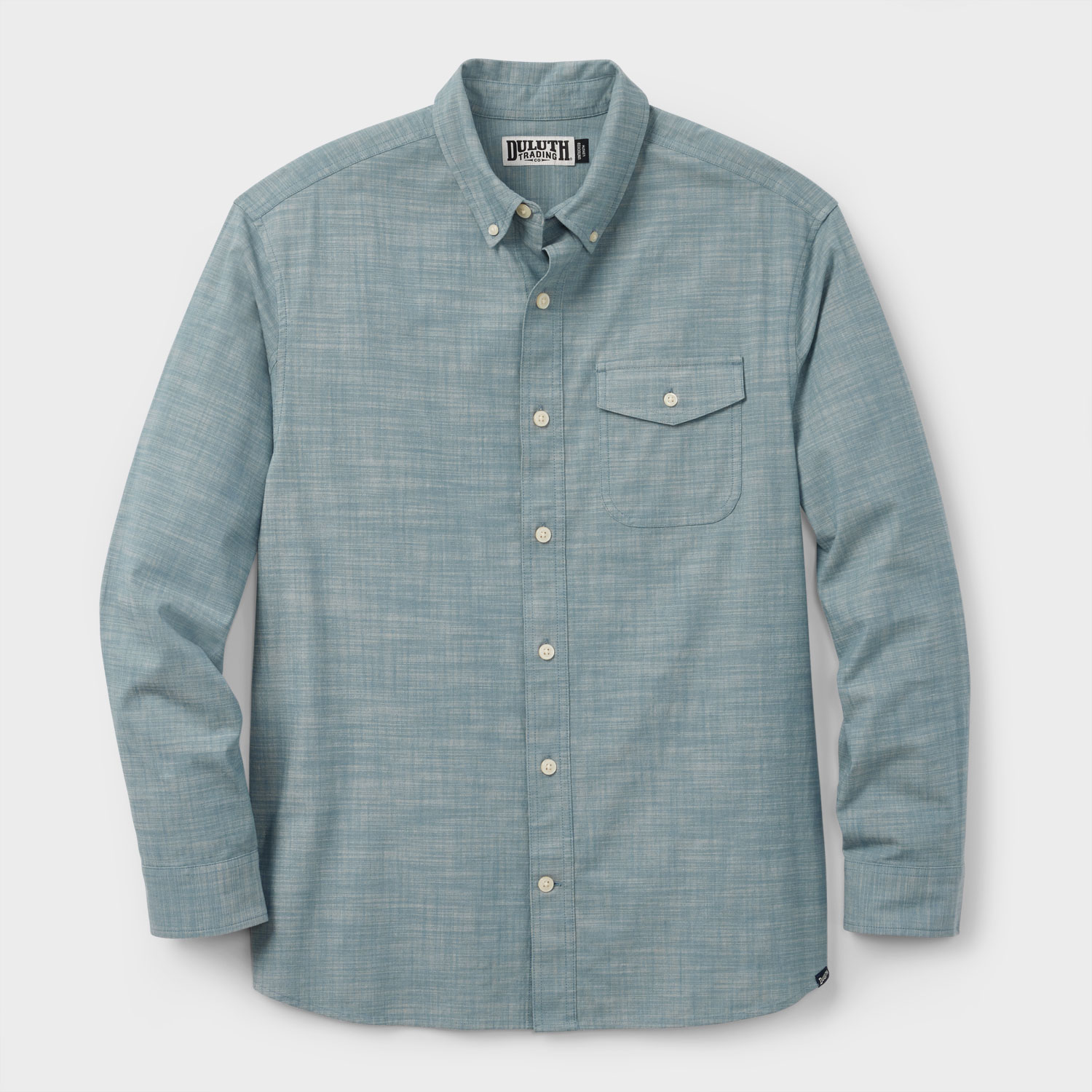Men’s Drumlin Slub Cotton Relaxed Fit Long Sleeve Shirt | Duluth ...