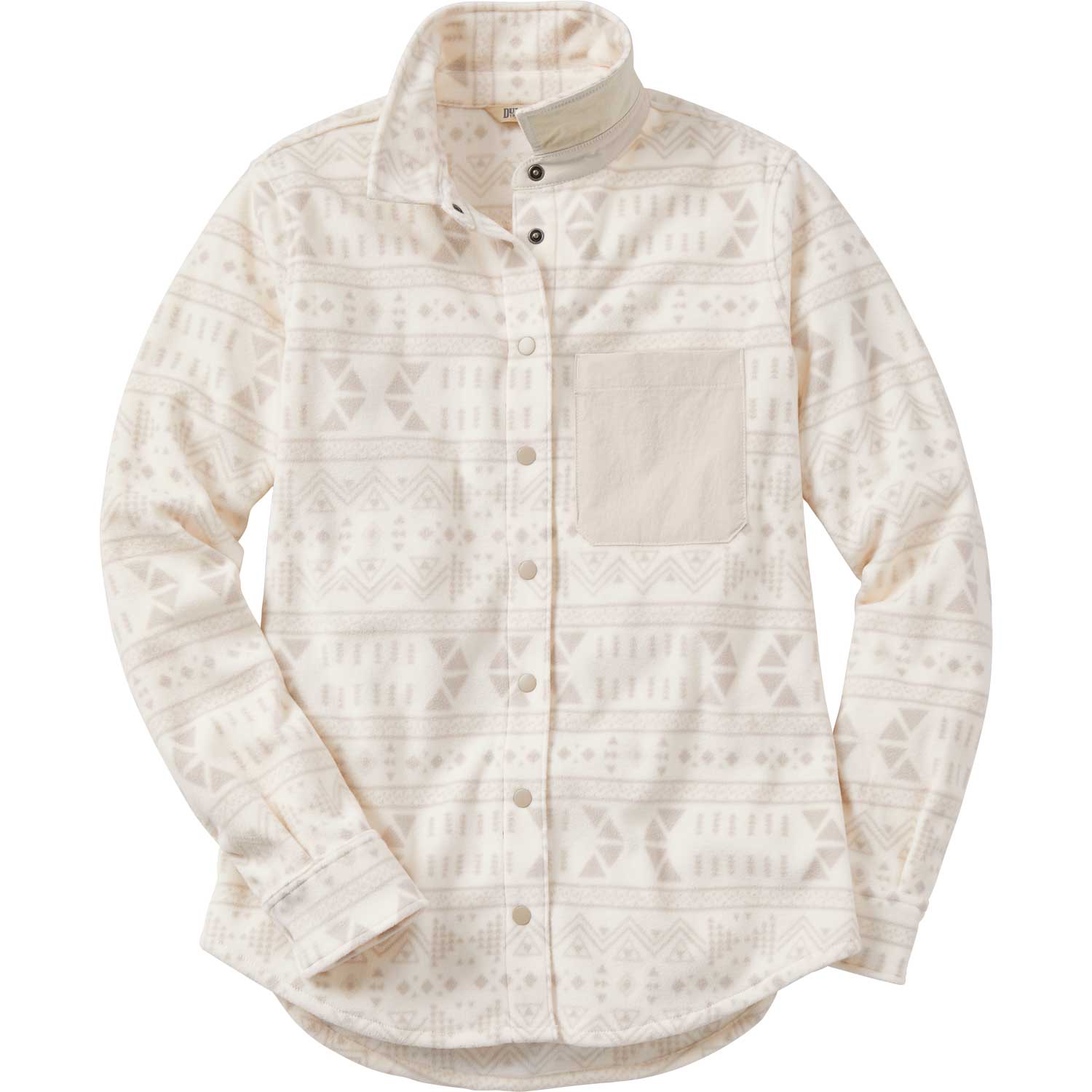 Women's Doubleback Printed Fleece Button Up | Duluth Trading Company