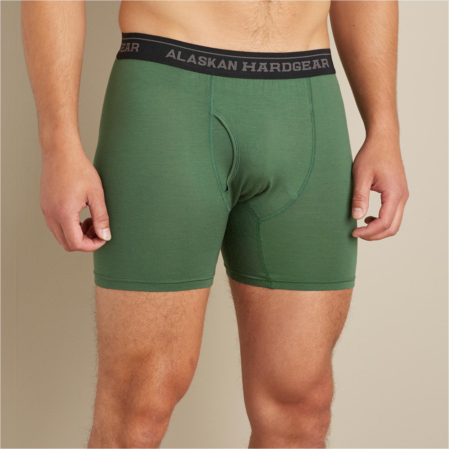 Men's Alaskan Hardgear Black Ram Merino Boxer Briefs | Duluth Trading ...