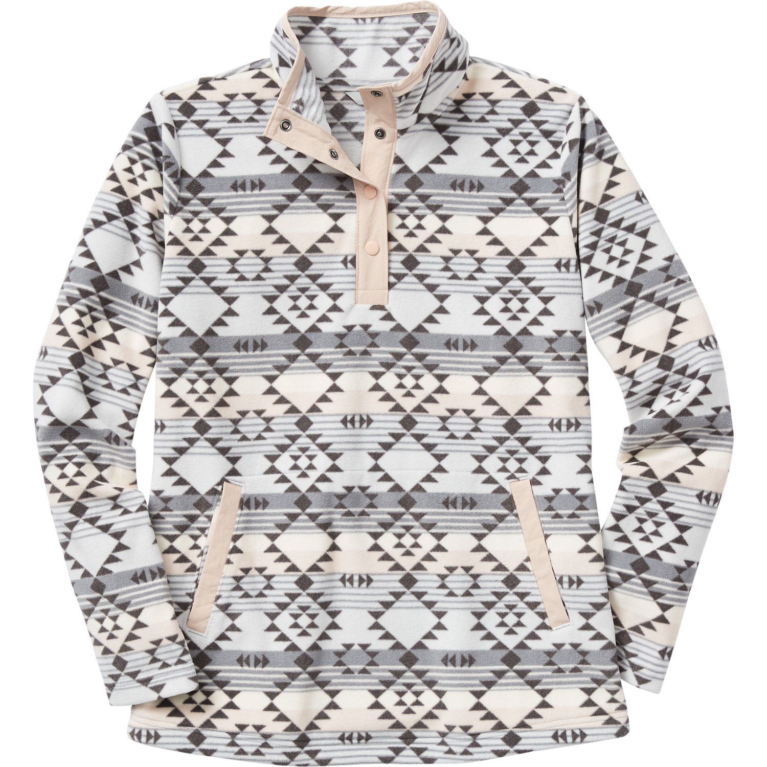 Women's Doubleback Printed Fleece Pullover | Duluth Trading Company