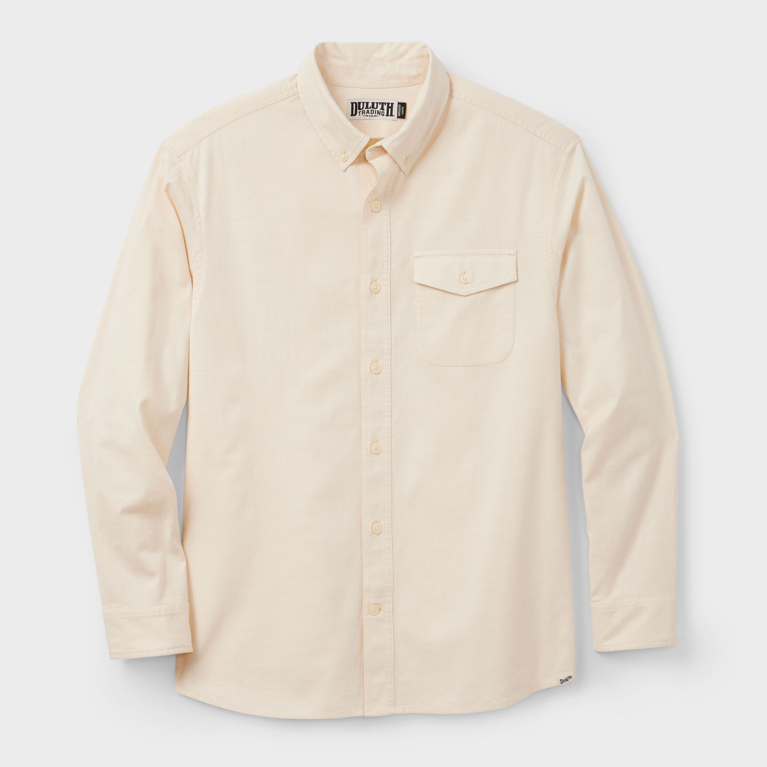 Men’s Drumlin Slub Cotton Relaxed Fit Long Sleeve Shirt | Duluth ...