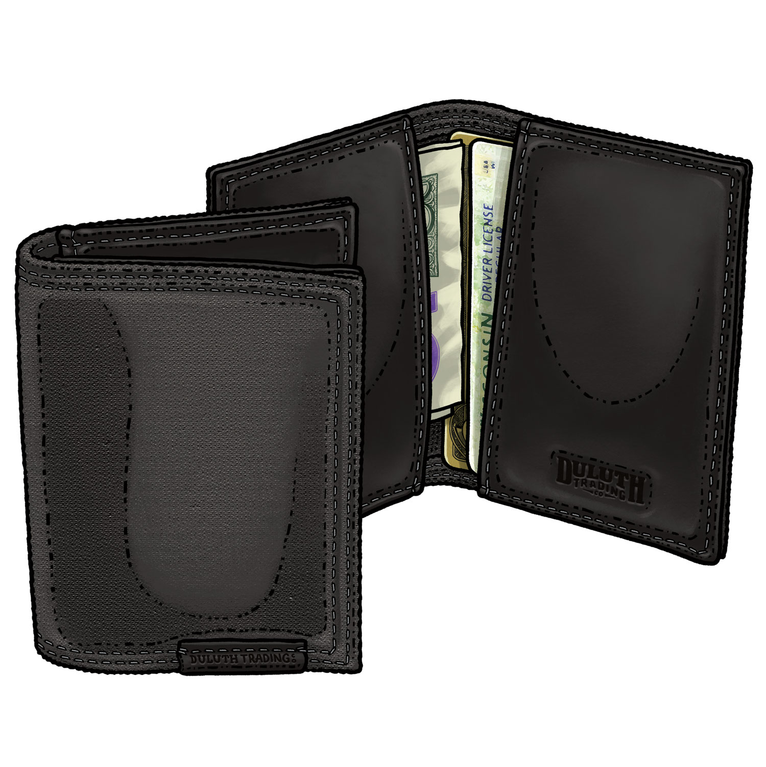 Men’s Slim Fire Hose Card Wallet | Duluth Trading Company