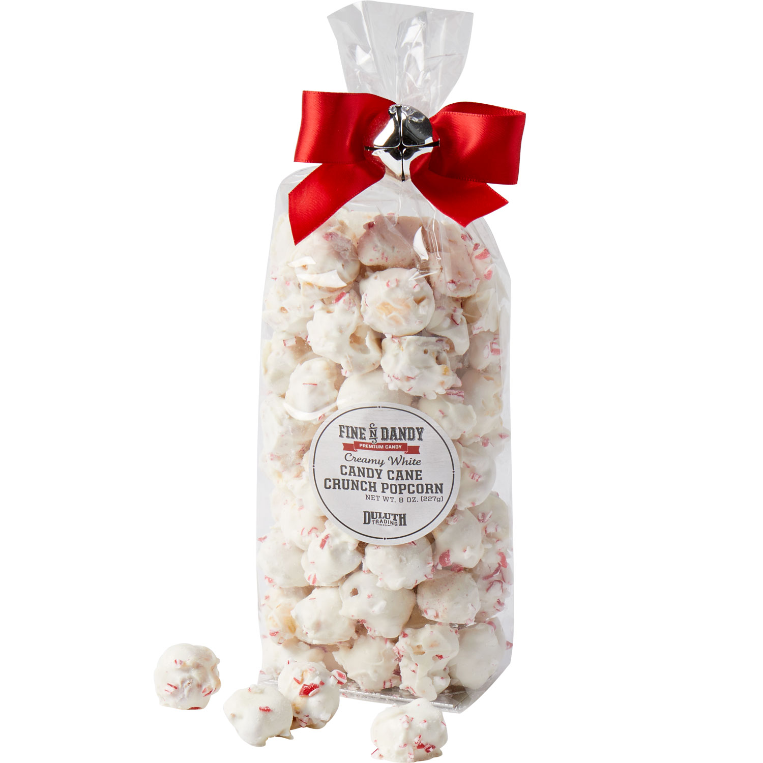 Fine 'N' Dandy Creamy White Candy Cane Crunch Popcorn | Duluth Trading ...