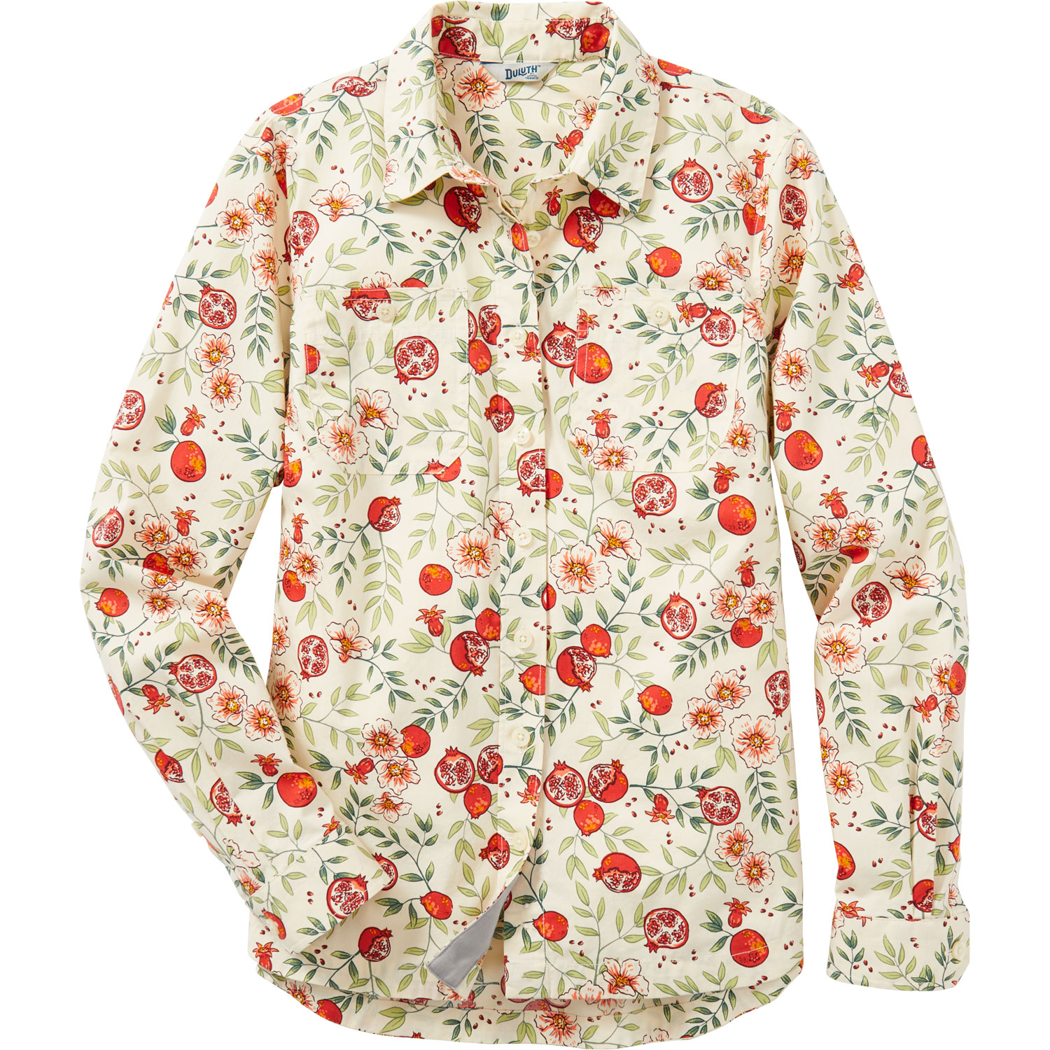 Women's Printmaker Cotton Poplin Long Sleeve Shirt | Duluth Trading Company