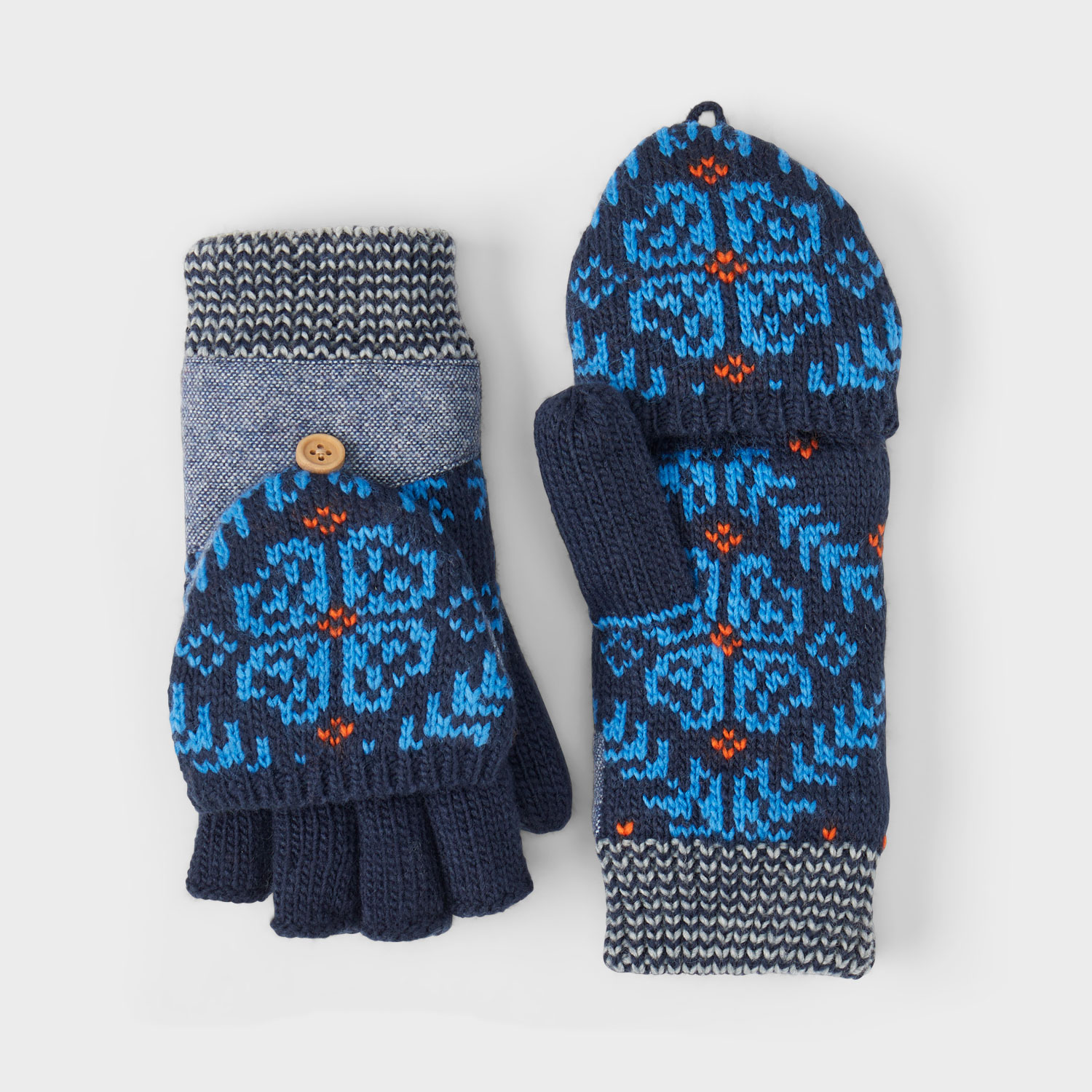 Women's Fair Isle Convertible Mittens | Duluth Trading Company