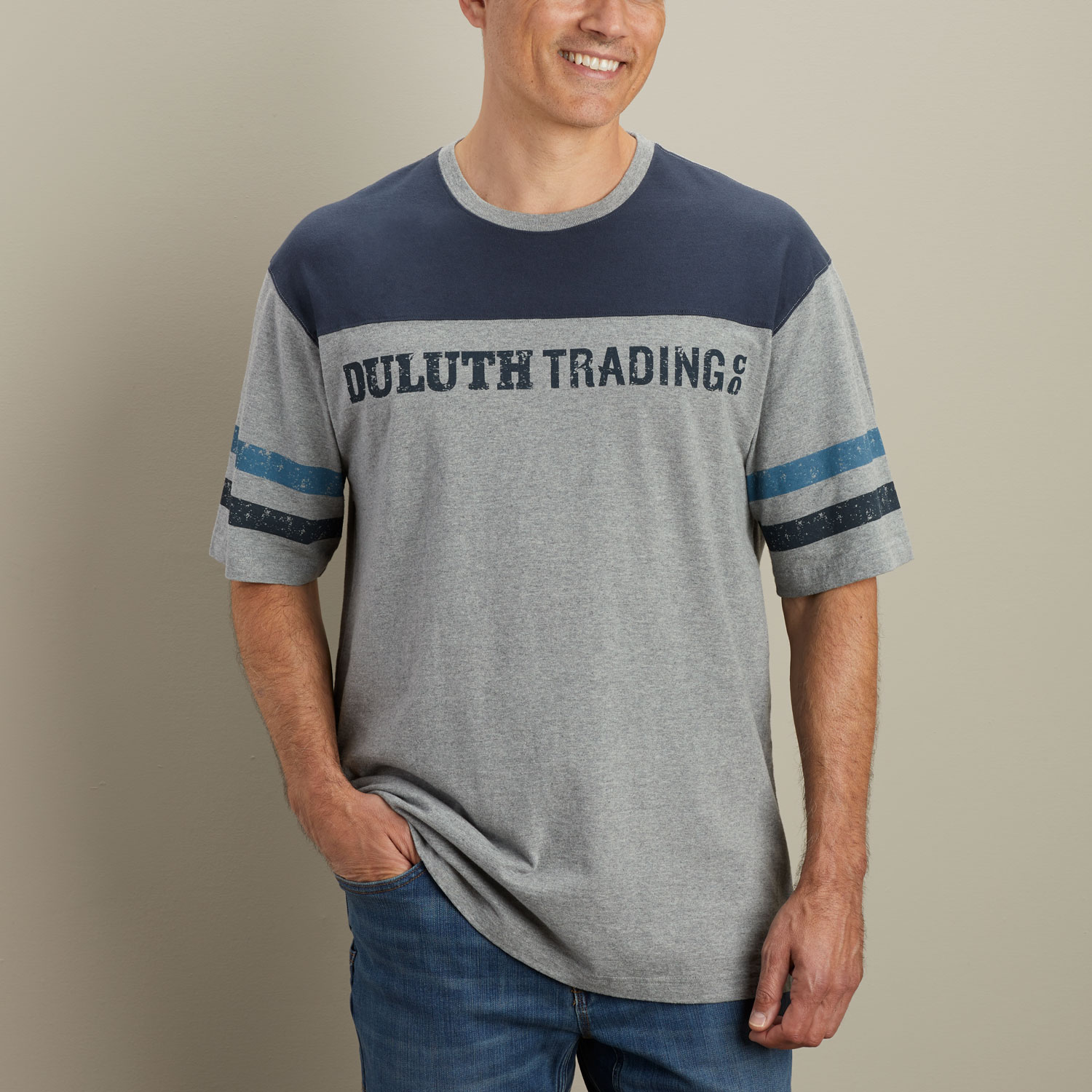 Men's Longtail T Varsity Duluth Trading Logo T-Shirt | Duluth Trading ...