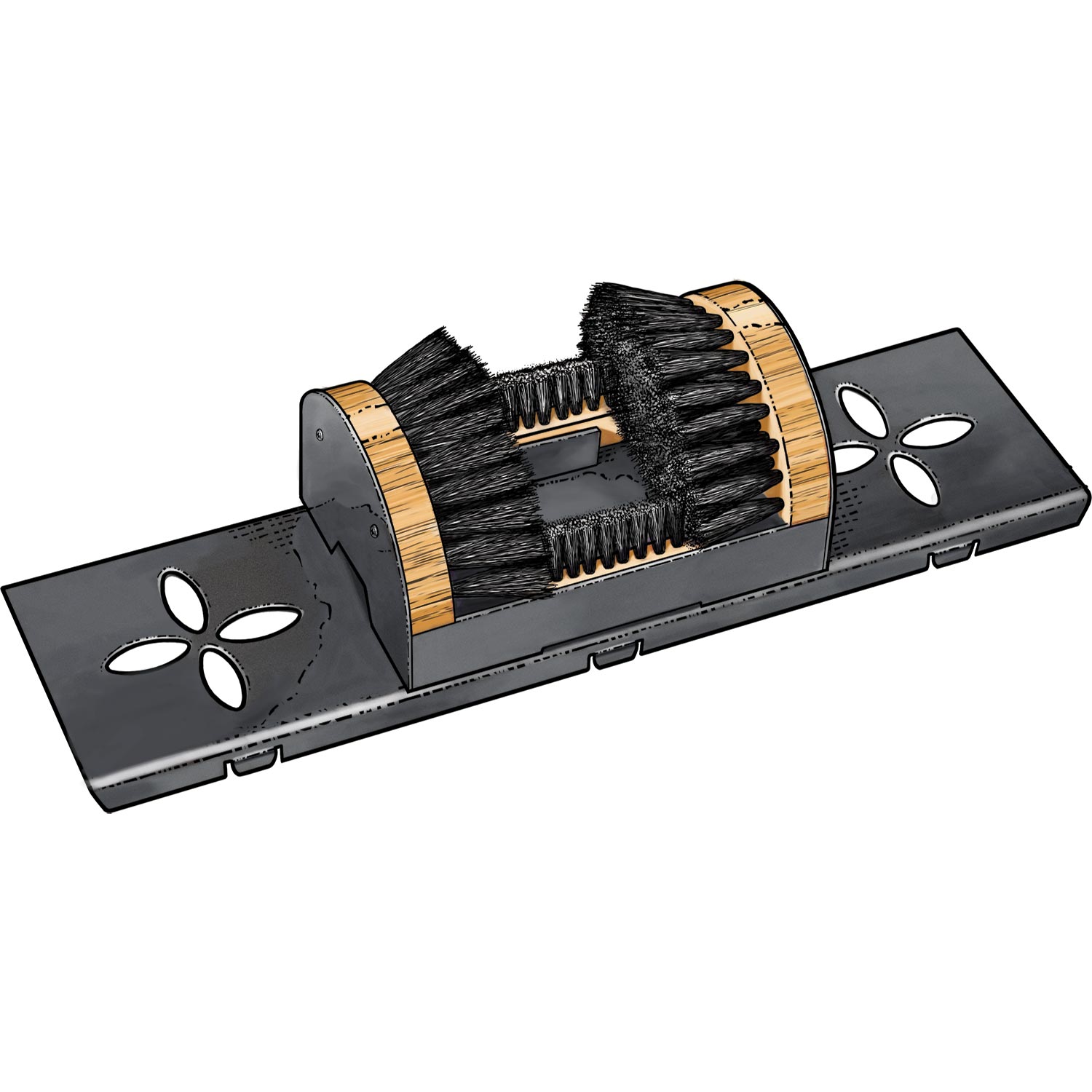 Portable Scrusher Boot and Shoe Brush | Duluth Trading Company