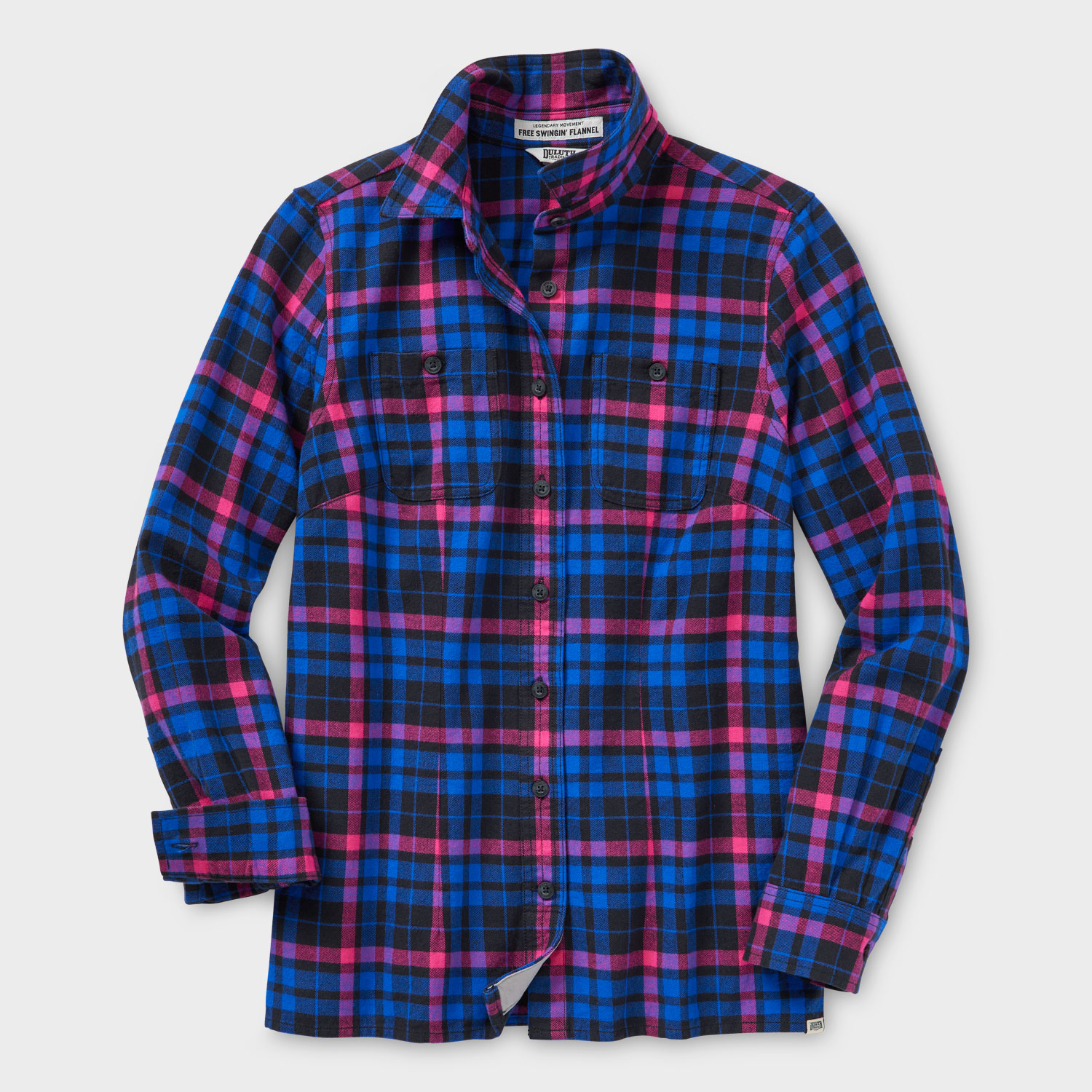 Women's Plus Free Swingin' Flannel Shirt | Duluth Trading Company