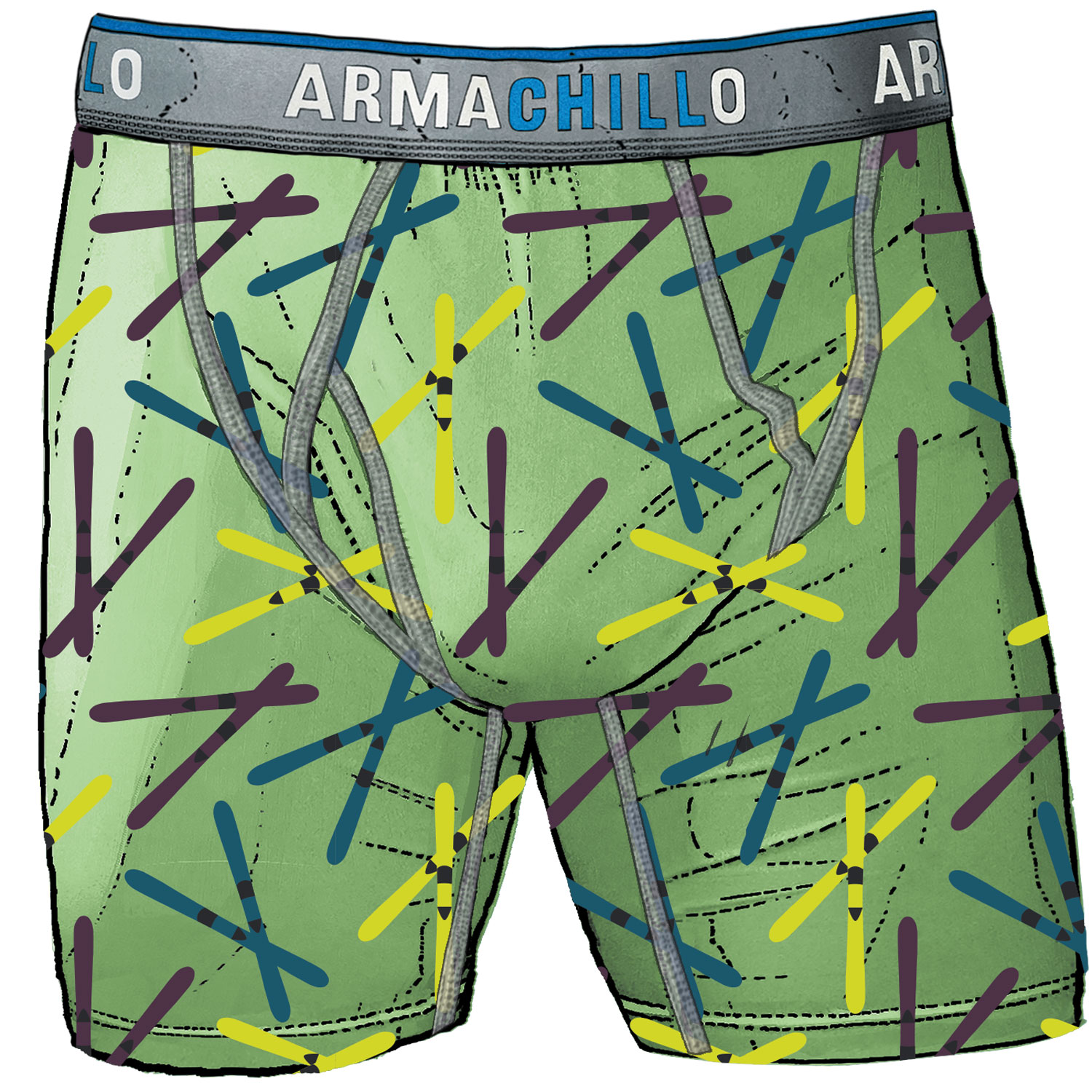 Men's Armachillo Cooling Pattern Boxer Briefs | Duluth Trading Company
