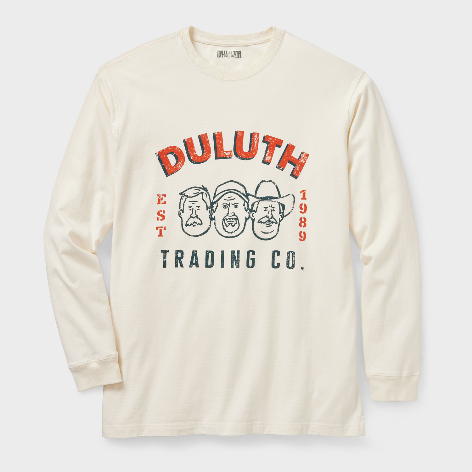 Men's Longtail T Relaxed Fit Long Sleeve Logo Shirt | Duluth Trading ...