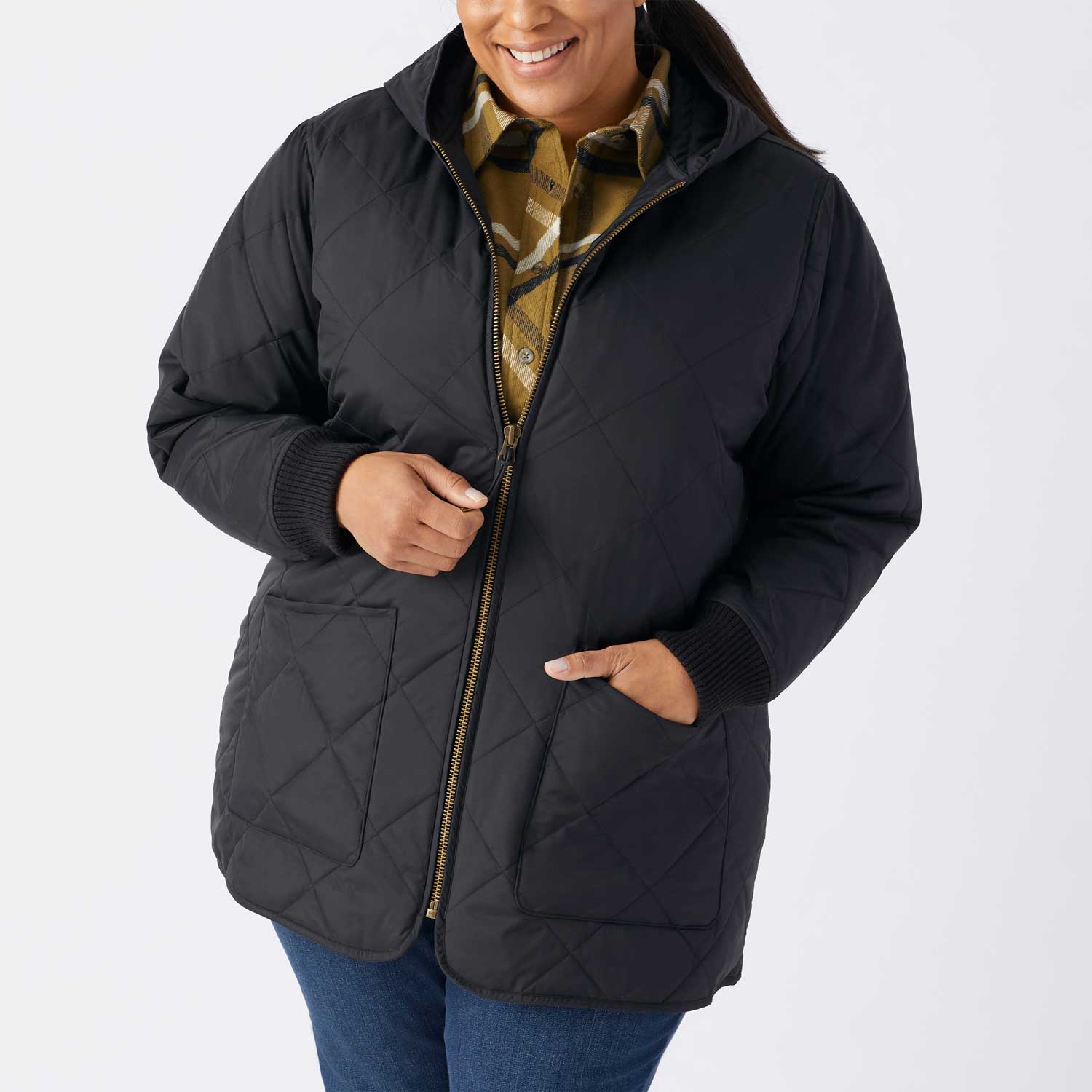 Women's Plus Golden Harvest Quilted Coat | Duluth Trading Company