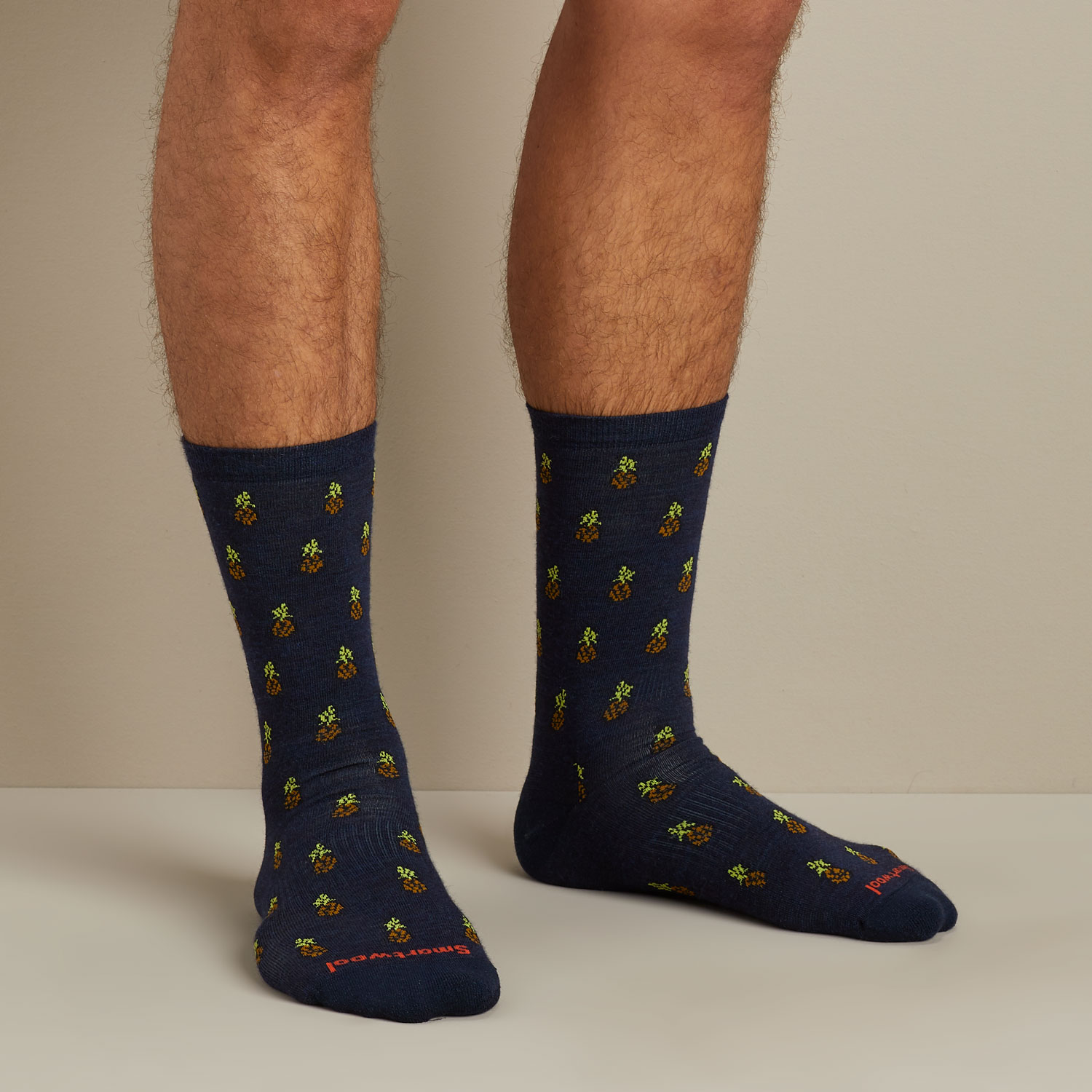 Men's Smartwool Pineapple Parade Crew Socks | Duluth Trading Company