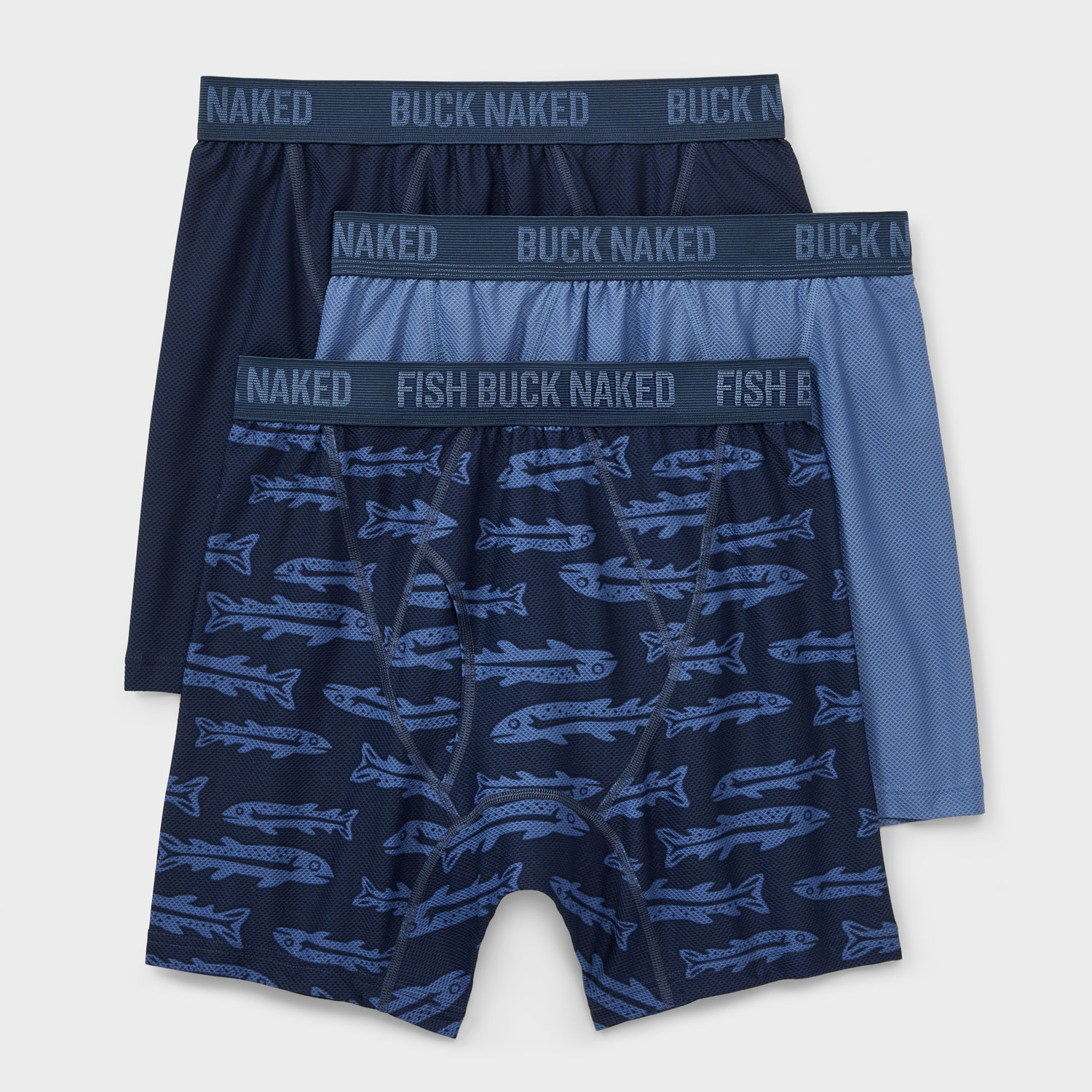 Men's Buck Naked Boxer Briefs 3-Pack | Duluth Trading Company