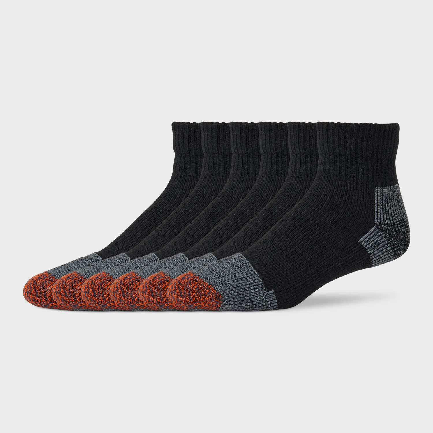 Men's 6-Pack Midweight Everyday Quarter Socks | Duluth Trading Company