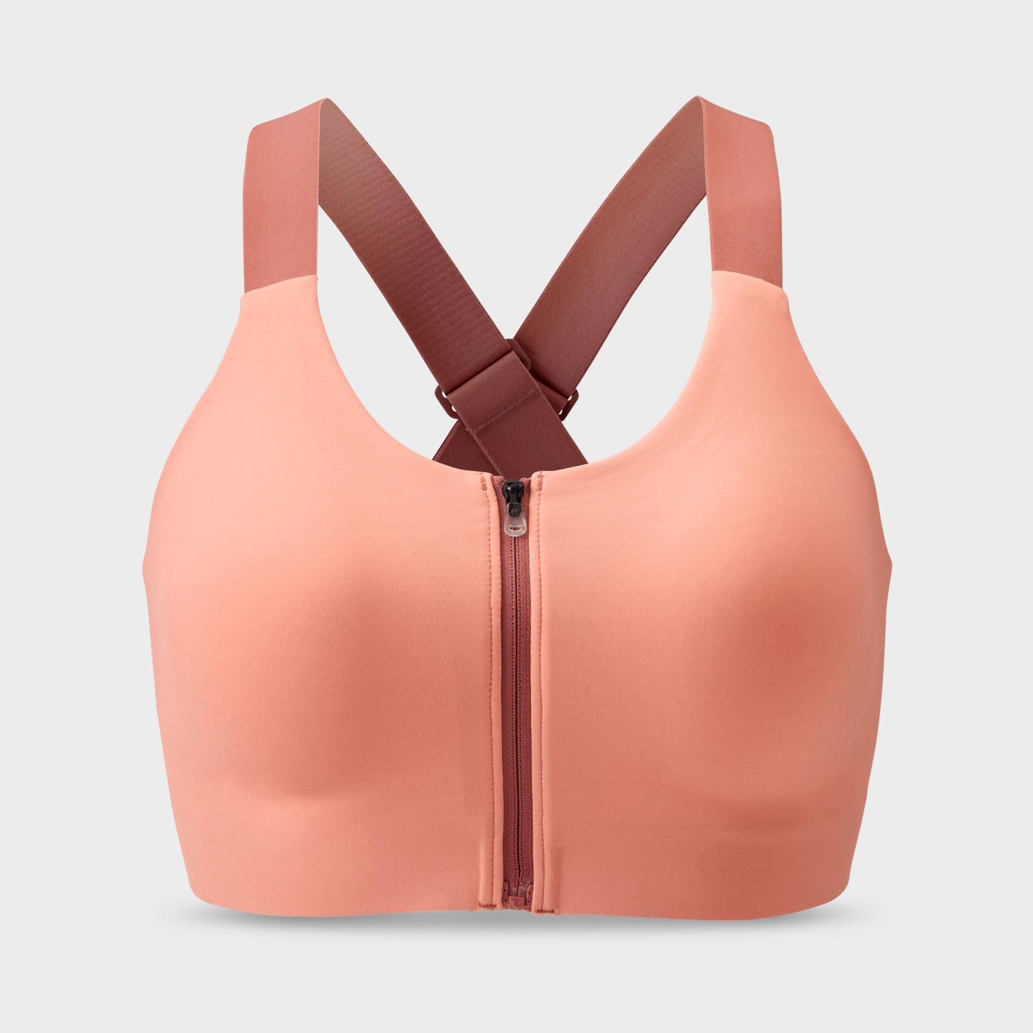 Women’s High-Impact Bonded Zip-Front Bra | Duluth Trading Company
