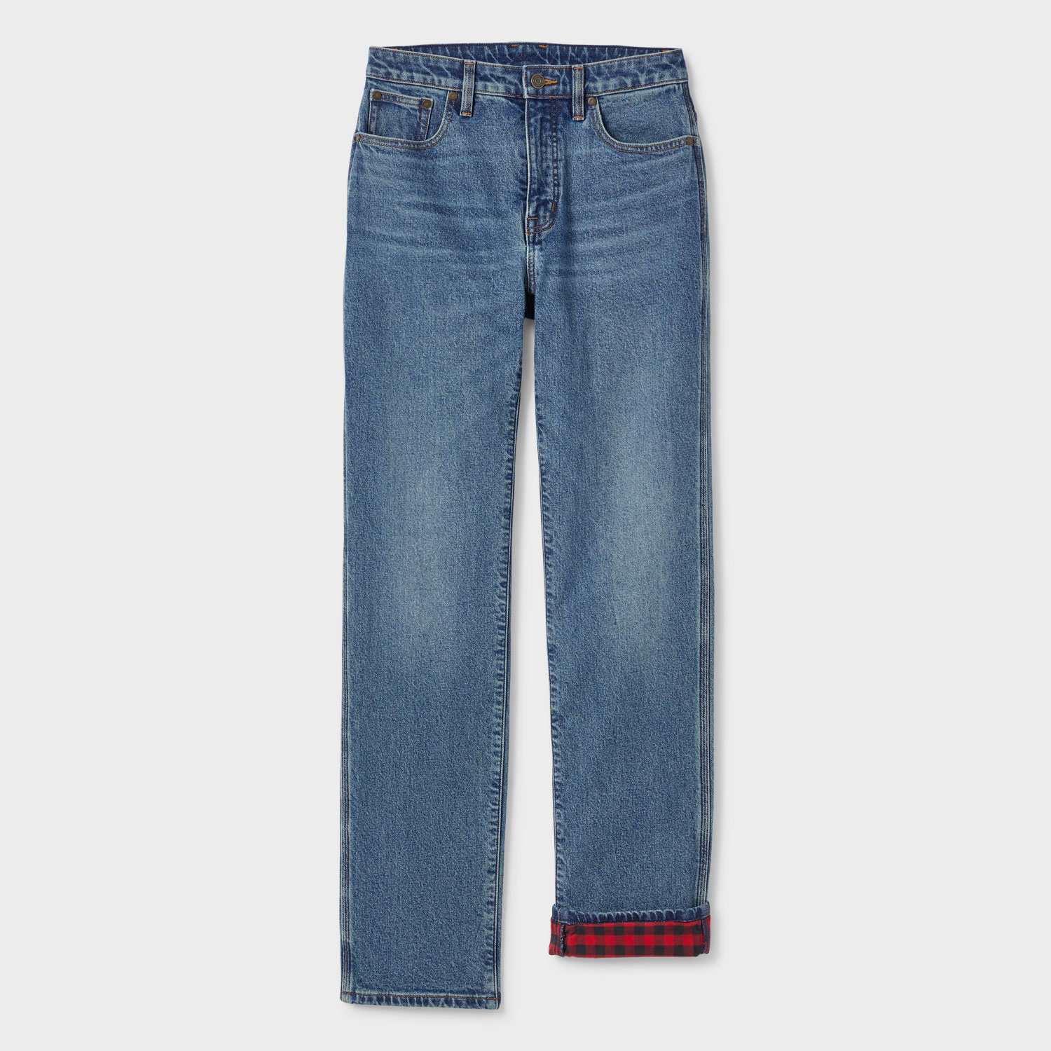 Women's Duluth Heritage Hi-Rise Lined Straight Leg Jeans | Duluth ...