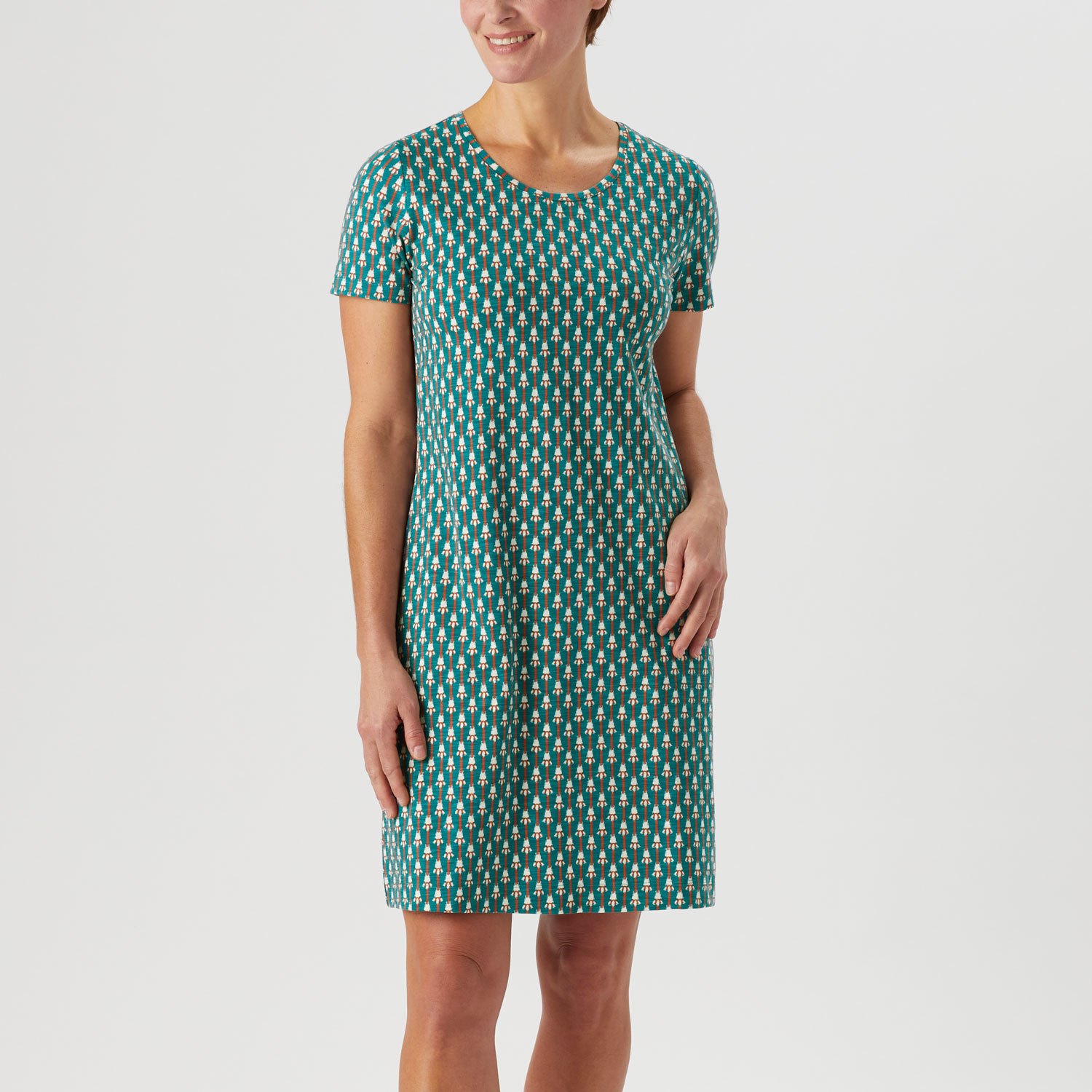 Women's To 'n' Flow Pleated Back SS Dress | Duluth Trading Company