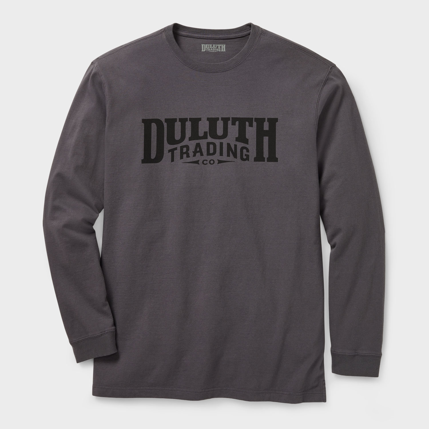Men's Longtail T Relaxed Fit Long Sleeve Logo Shirt | Duluth Trading ...