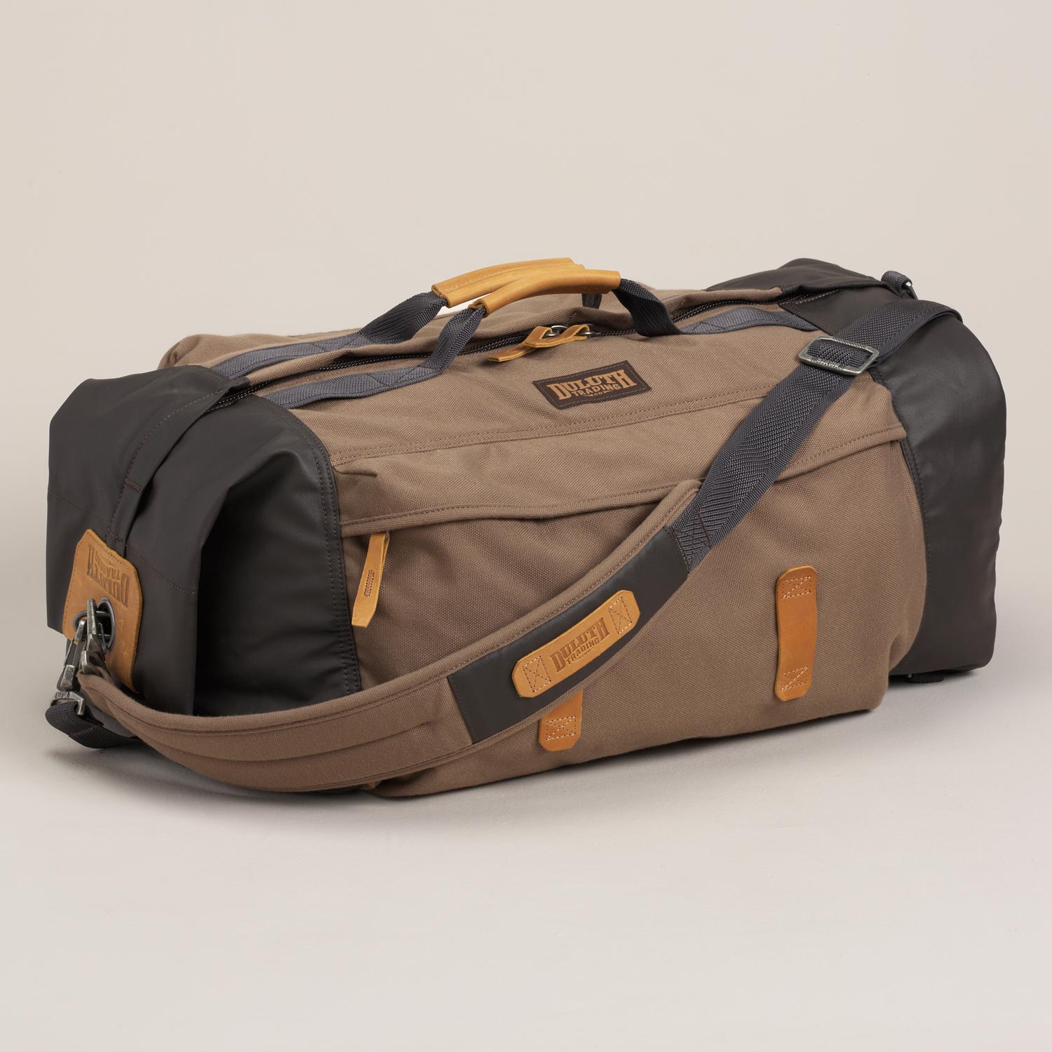 Fire Hose DT Double-Stuff Canvas Duffle Bag | Duluth Trading Company