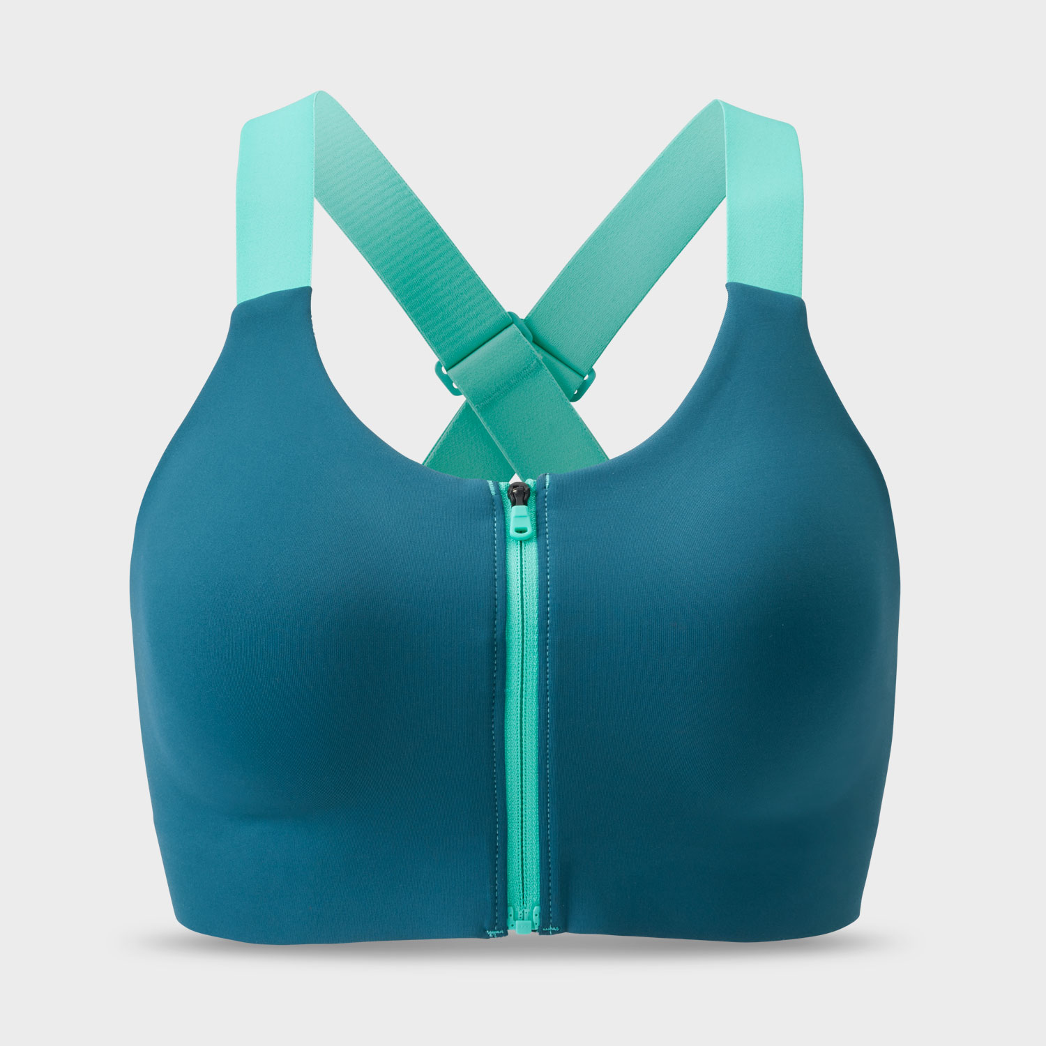 Women’s High-Impact Bonded Zip-Front Bra | Duluth Trading Company