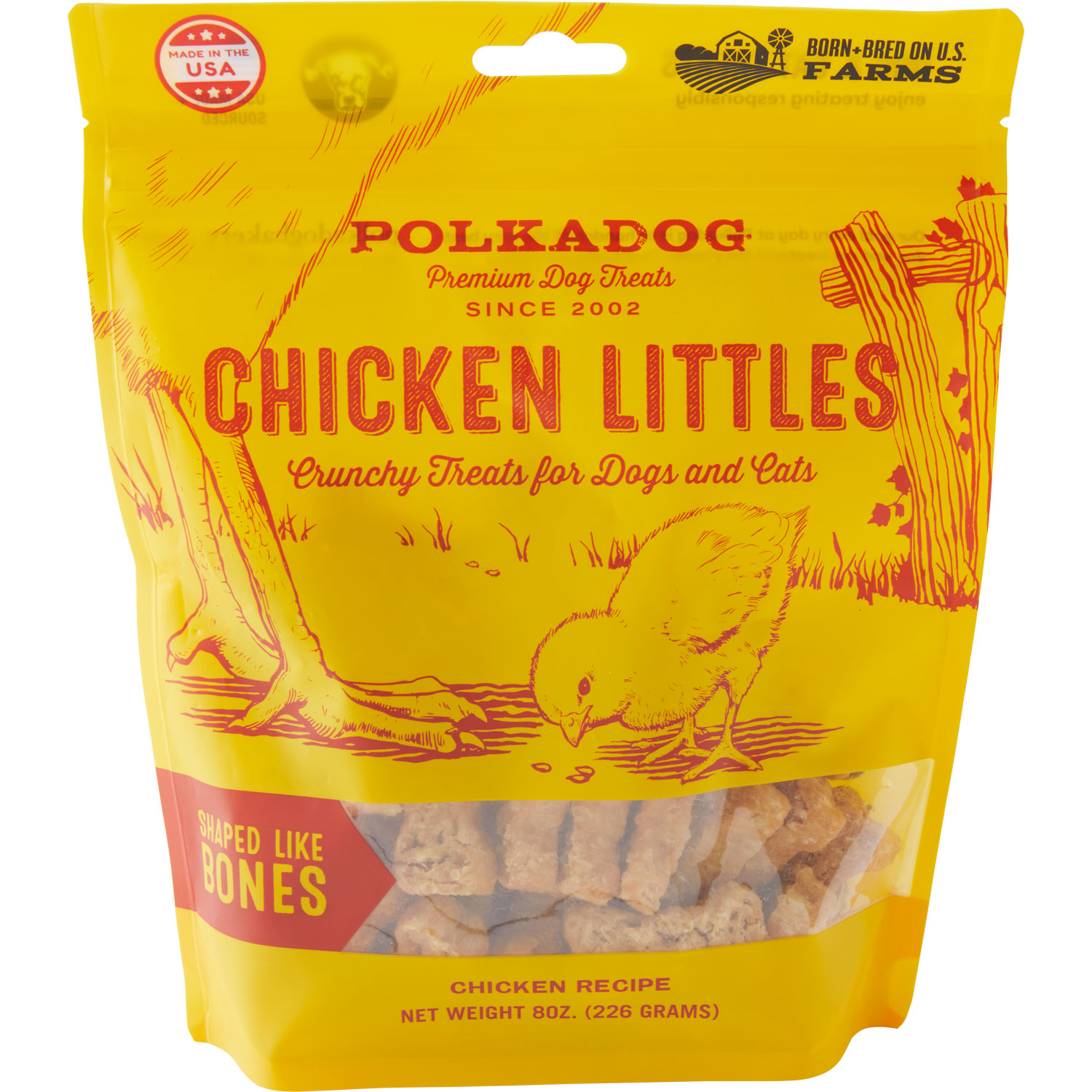 8-OZ. POUCH CHICKEN LITTLE DOG TREATS | Duluth Trading Company