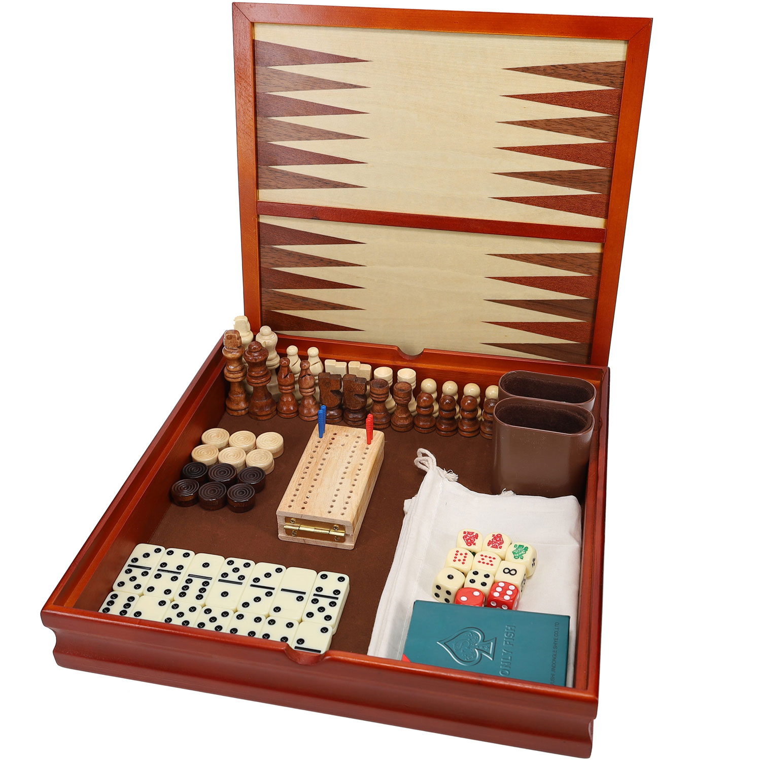 7-in-1 Wooden Game Set | Duluth Trading Company