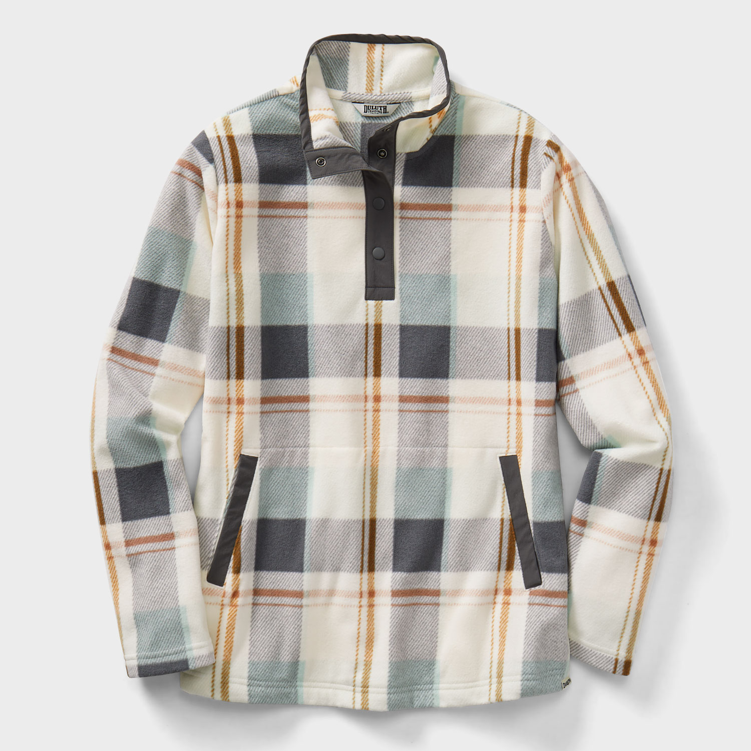 Women's Plus Doubleback Printed Fleece Pullover | Duluth Trading Company