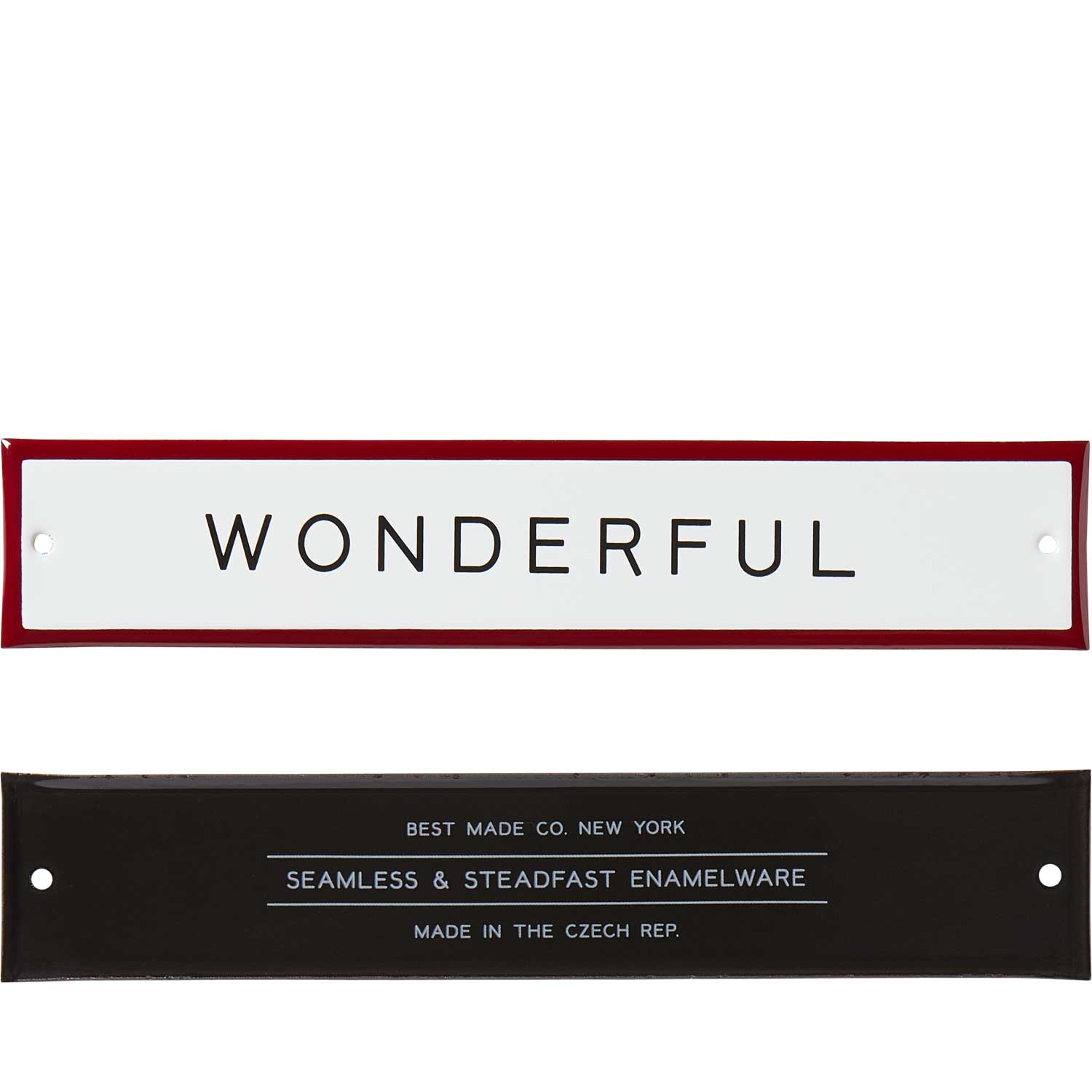 Best Made Wonderful Enamel Sign | Duluth Trading Company